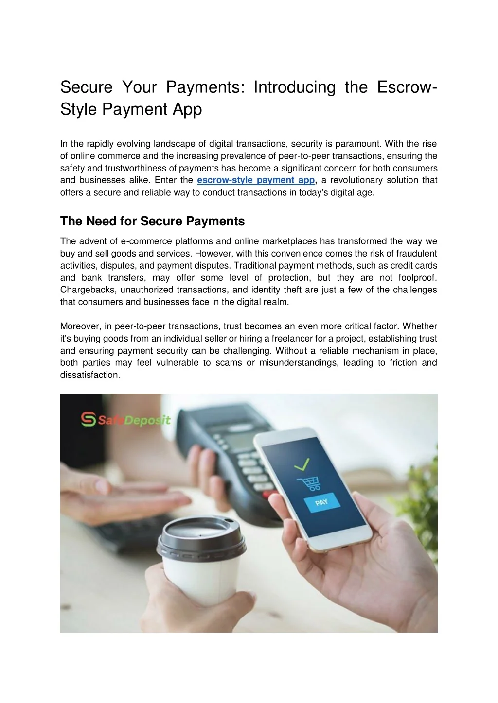 PPT - Secure Your Payments_ Introducing the Escrow-Style Payment App PowerPoint Presentation ...