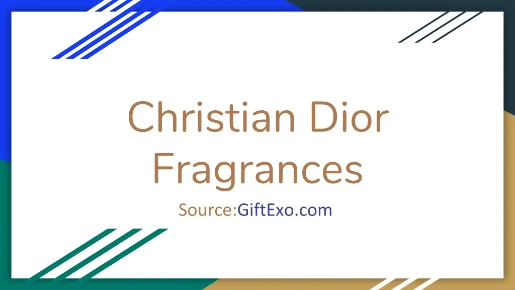 PPT - Christian Dior Fragrances PowerPoint Presentation, free download ...