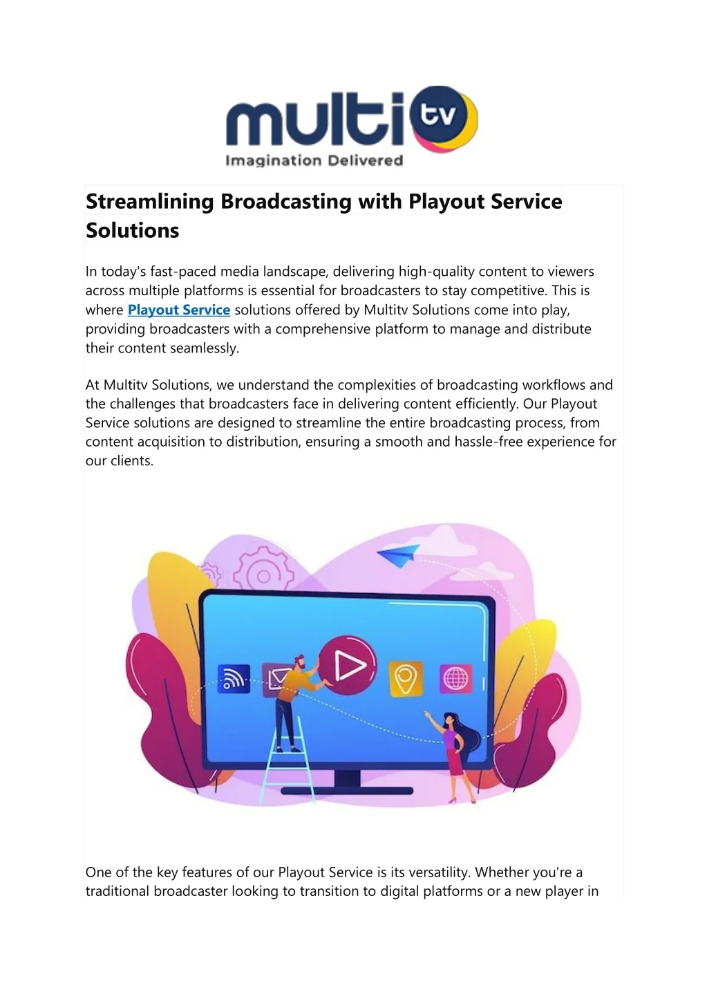 PPT - Streamlining Broadcasting with Playout Service Solutions ...