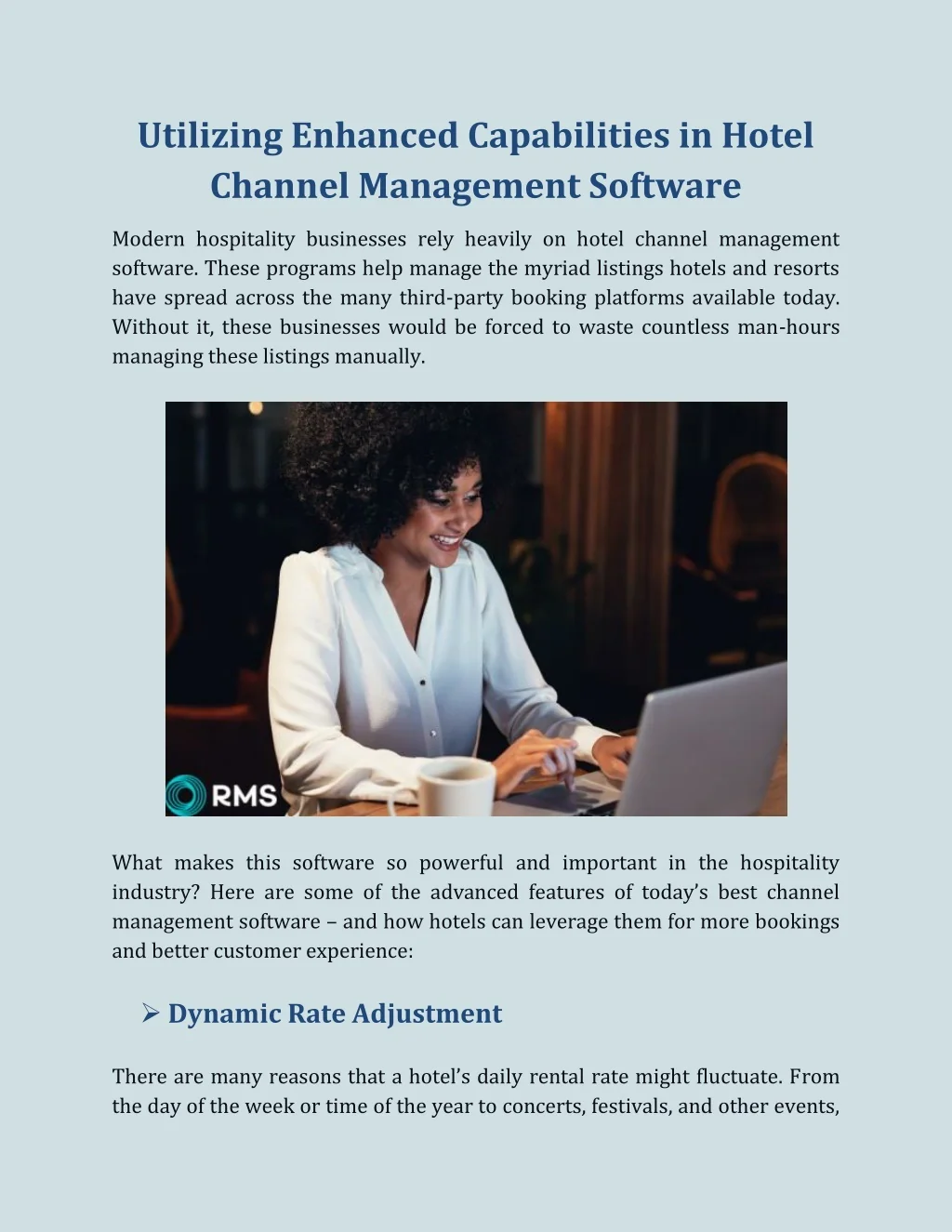 PPT - Utilizing Enhanced Capabilities in Hotel Channel Management ...
