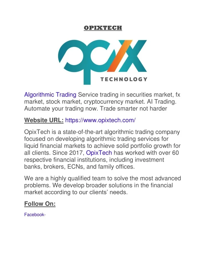 PPT - OPIXTECH PowerPoint Presentation, free download - ID:13027707