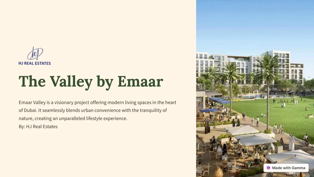 PPT - Emaar the Valley - Dubai Real Estates PowerPoint Presentation ...