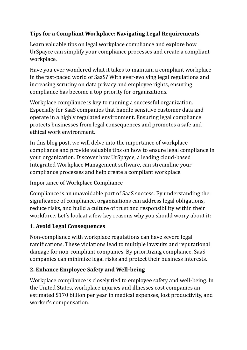 PPT - Tips for a Compliant Workplace Navigating Legal Requirements ...