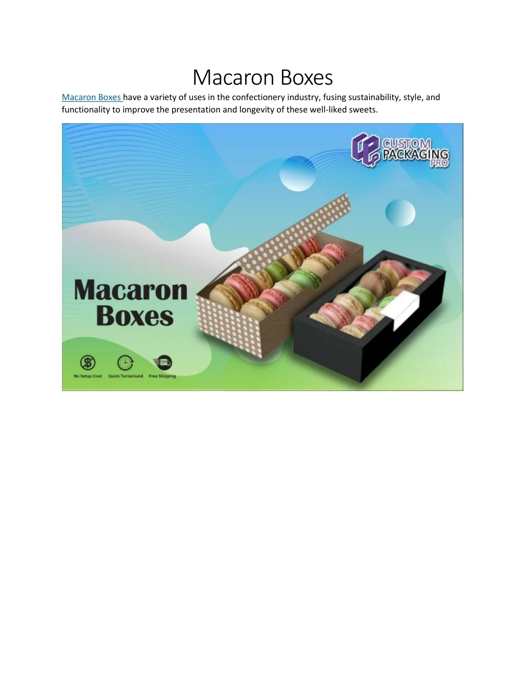 PPT - Macaron Boxes PowerPoint Presentation, free download - ID:13030575