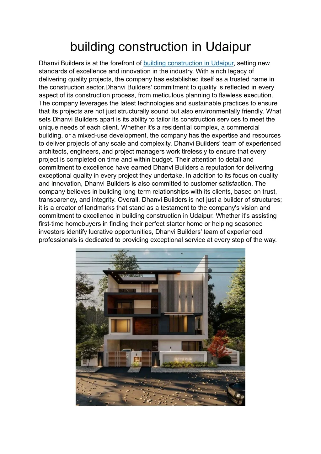 PPT - building construction in Udaipur PowerPoint Presentation, free ...