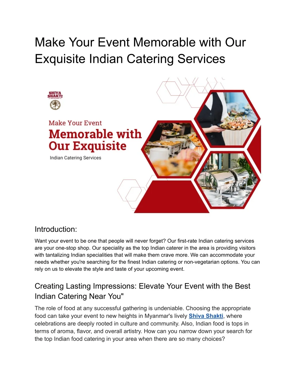 PPT - Make Your Event Memorable with Our Exquisite Indian Catering ...