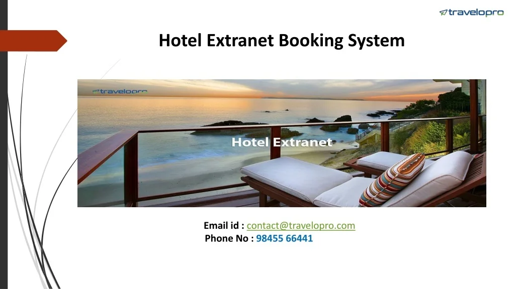PPT - Hotel Extranet Booking System PowerPoint Presentation, free ...