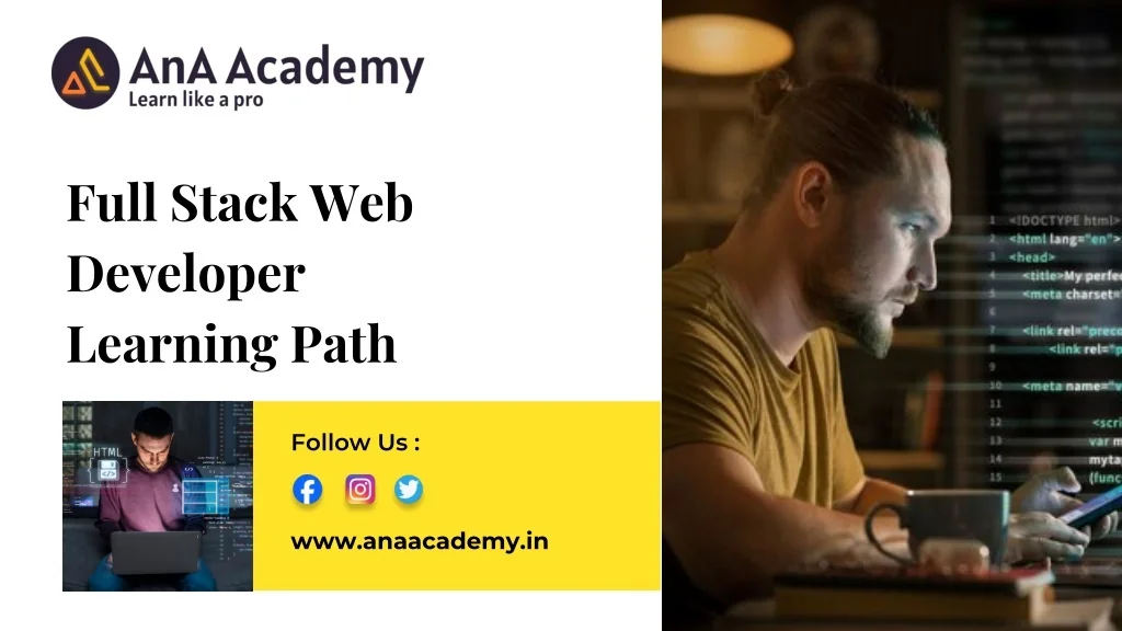 PPT - Full Stack Web Developer Learning Path ppt PowerPoint Presentation - ID:13036657