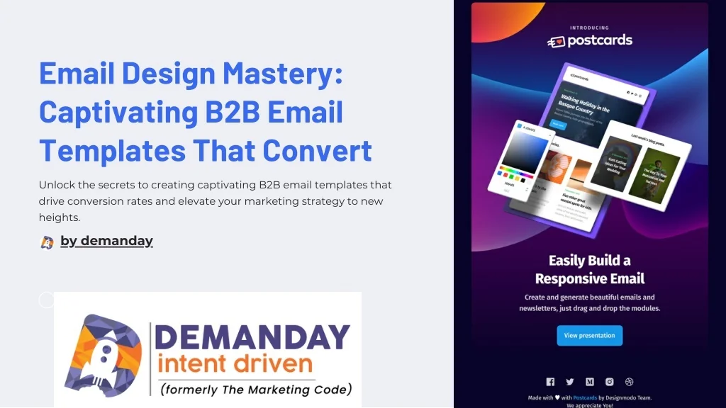 PPT - Email Design Mastery Captivating B2B Email Templates That Convert ...