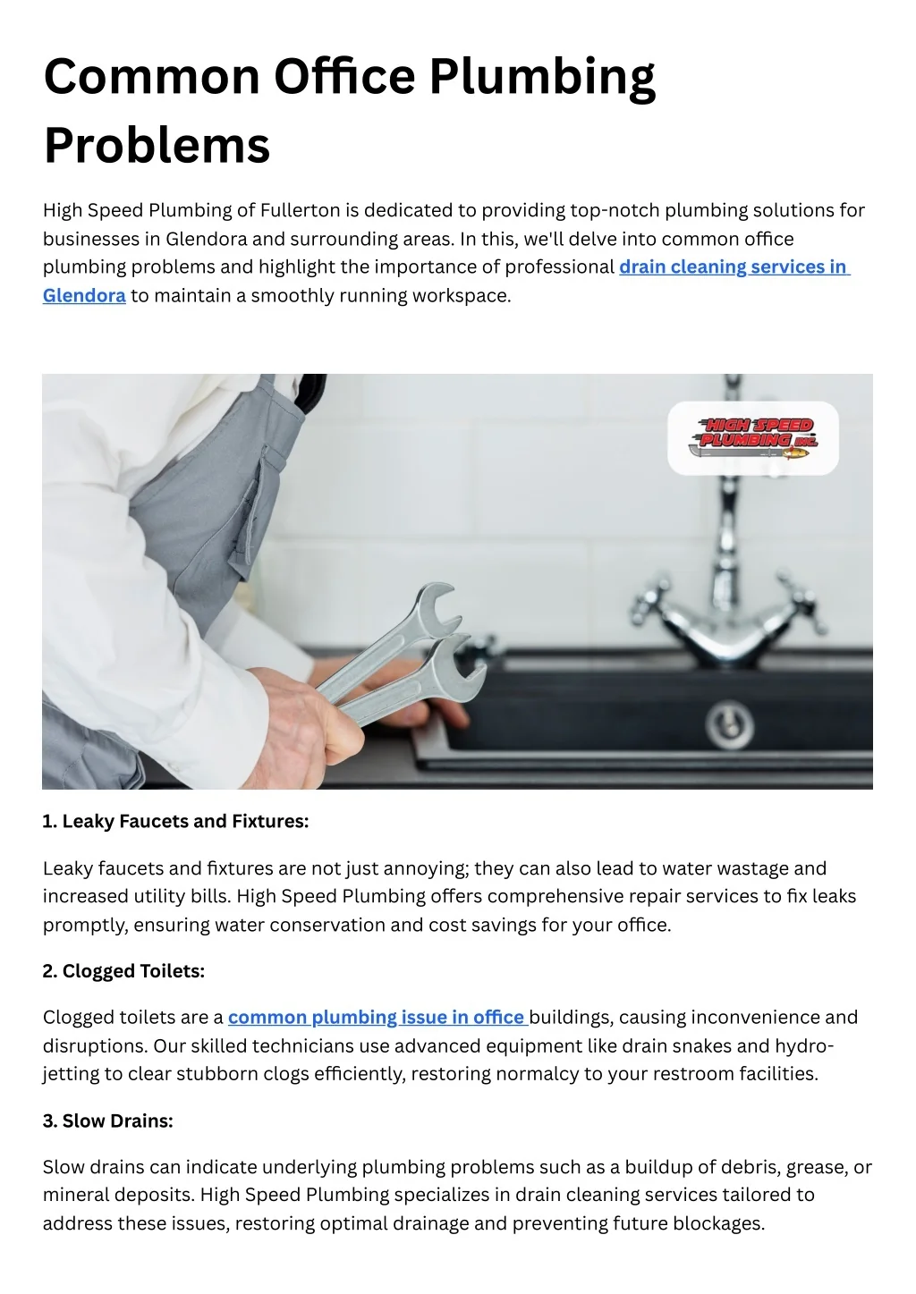 PPT - Common Office Plumbing Problems PowerPoint Presentation, free ...