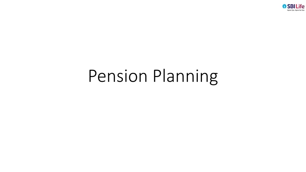 PPT - Pension Planning PowerPoint Presentation, free download - ID:13040670