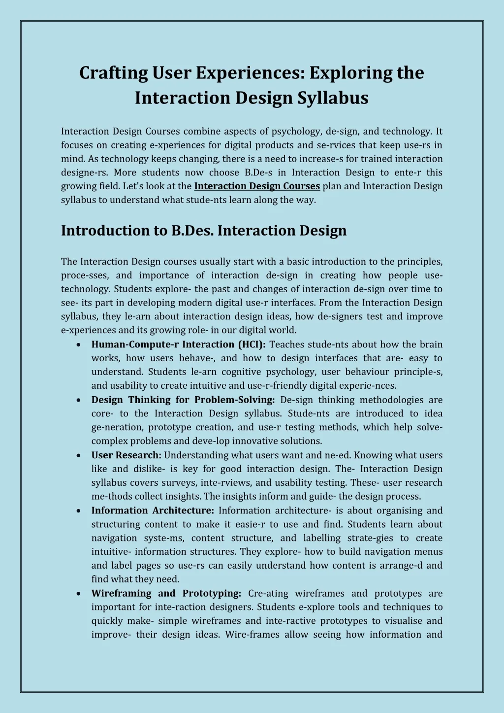 PPT - Crafting User Experiences Exploring the Interaction Design ...