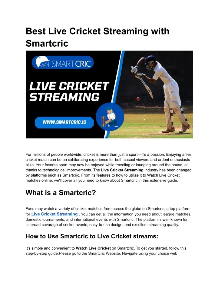 PPT - Best Live Cricket Streaming.docx (2) PowerPoint Presentation ...