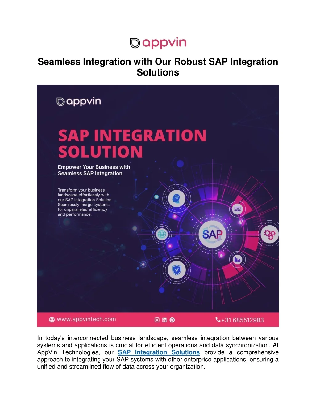PPT - Seamless Integration with Our Robust SAP Integration Solutions PowerPoint Presentation ...
