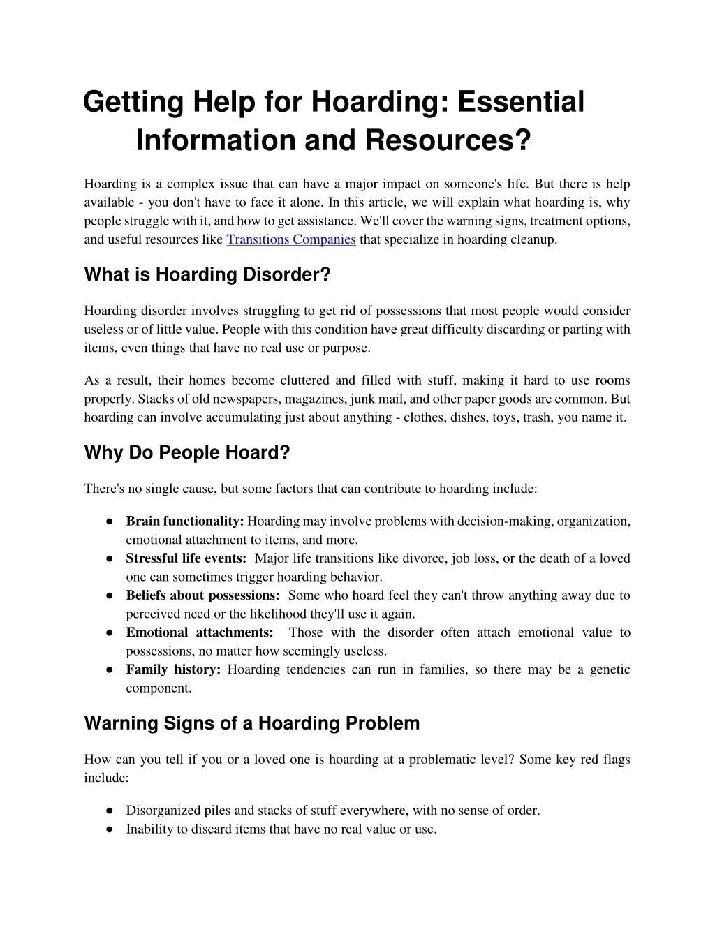 PPT - Getting Help for Hoarding Essential Information and Resources PowerPoint Presentation - ID ...
