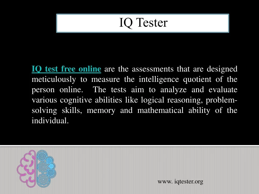 PPT - Best free IQ test - IQ Tester PowerPoint Presentation, free ...
