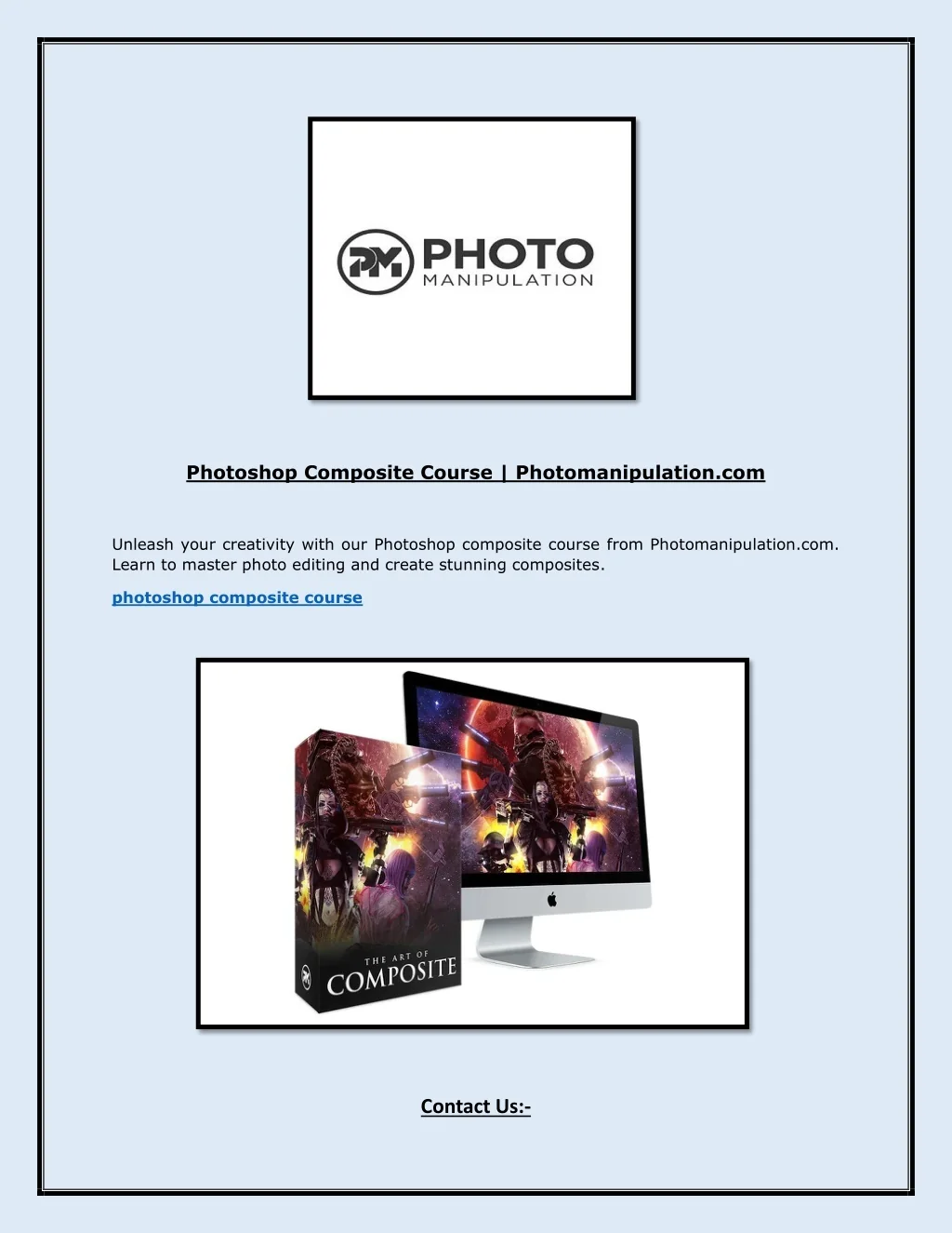 PPT - Photoshop Composite Course | Photomanipulation.com PowerPoint Presentation - ID:13053214