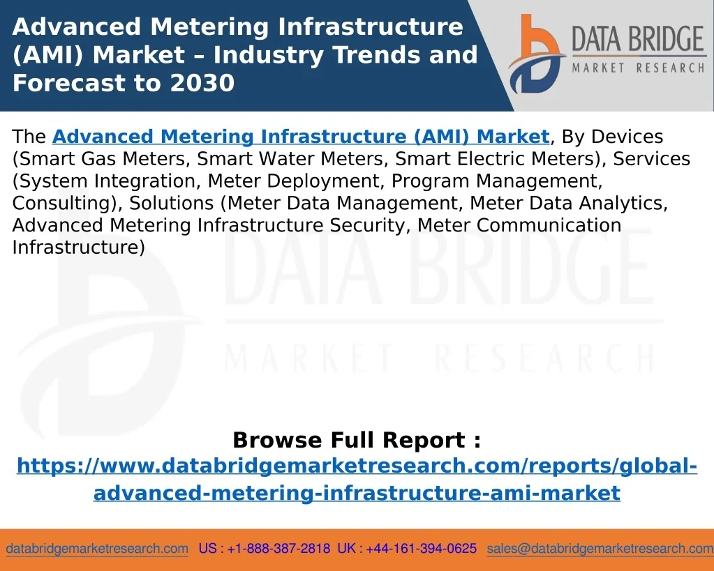 PPT - Advanced Metering Infrastructure (AMI) Market PowerPoint ...