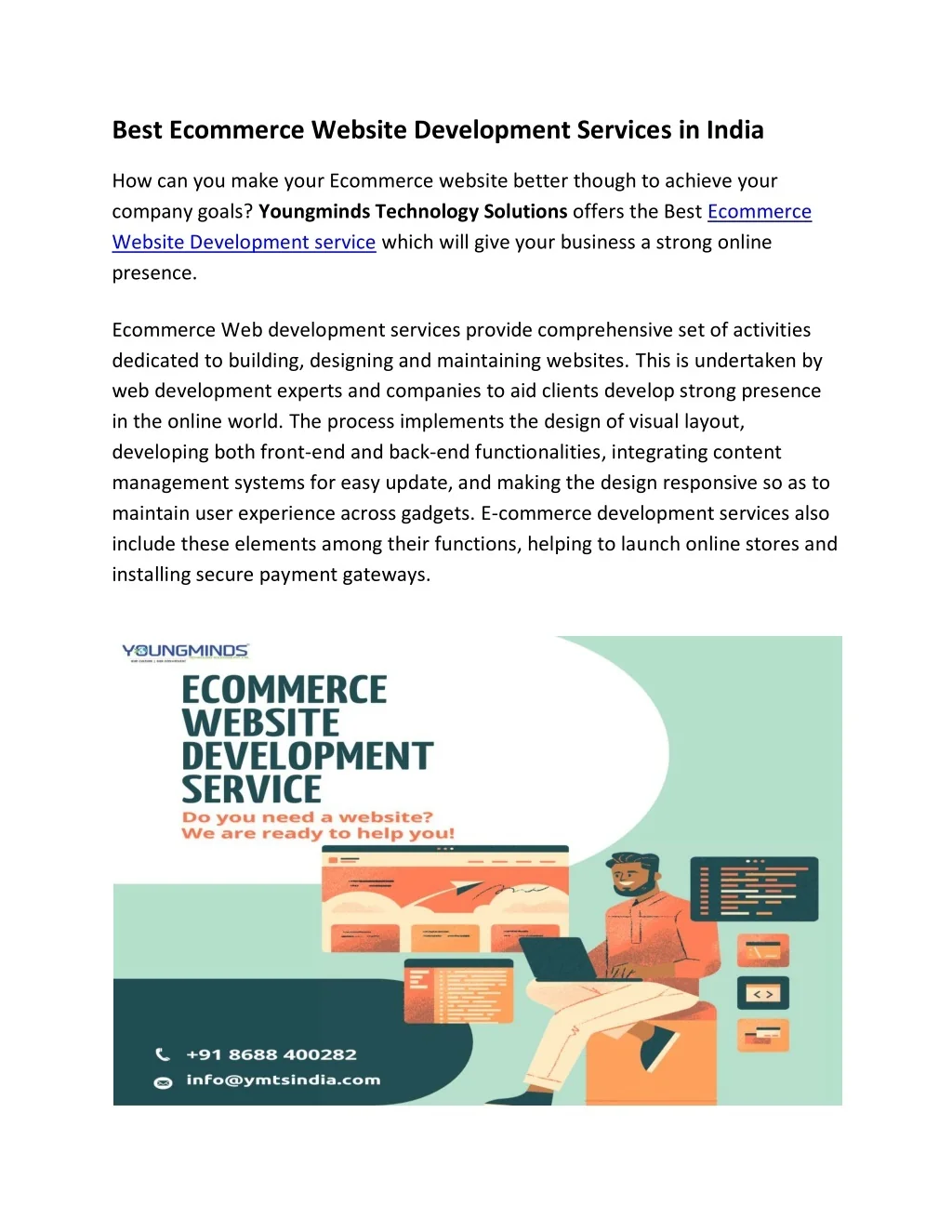 PPT - Best Ecommerce Website Development Service in India PowerPoint Presentation - ID:13057988