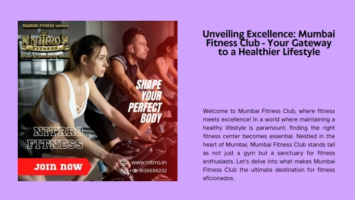 PPT - Unveiling Excellence Mumbai Fitness Club - Your Gateway to a ... PPT - Unveiling Excellence Mumbai Fitness Club - Your Gateway to a ...