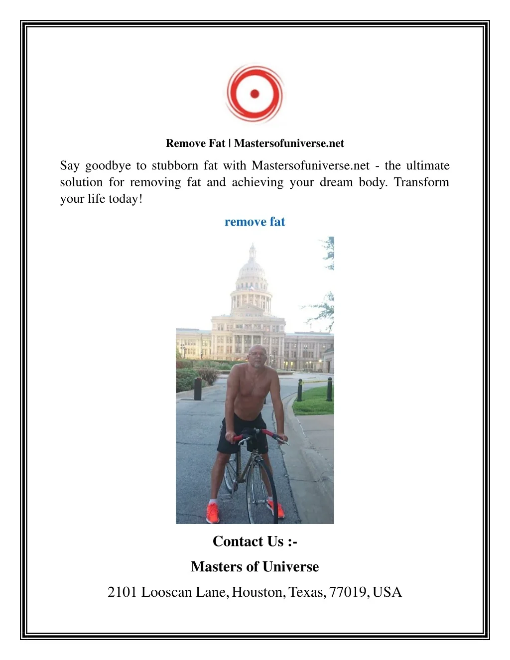 PPT - Remove Fat Mastersofuniverse.net PowerPoint Presentation, free ...