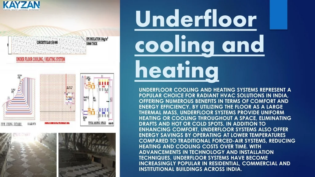 PPT - Exploring the Diversity of Underfloor Cooling and Heating Systems ...