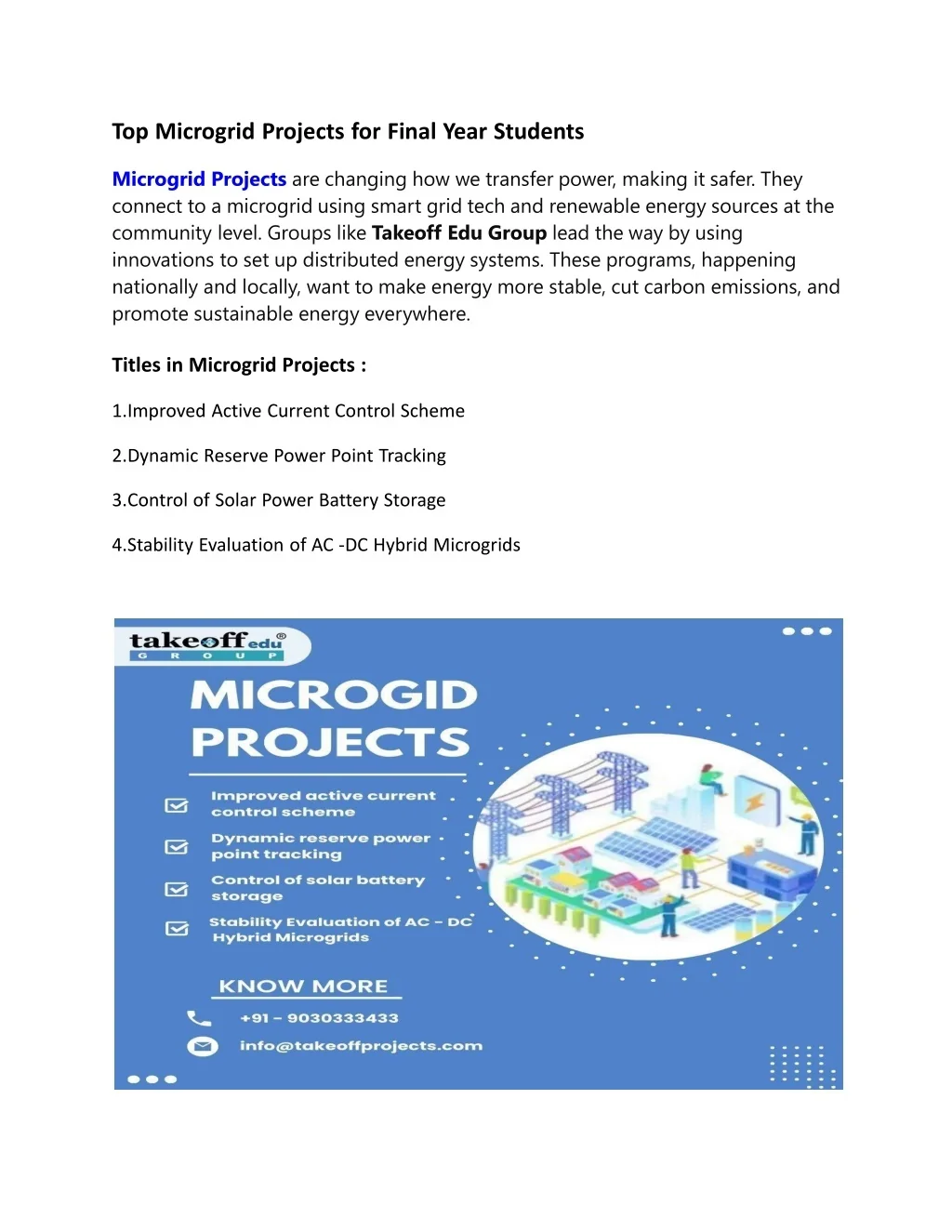 PPT - Microgrid Projects for Final Year Students PowerPoint Presentation - ID:13064916