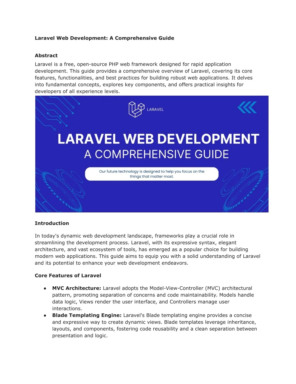 PPT - Laravel Web Development: A Comprehensive Guide PowerPoint Presentation - ID:13068793