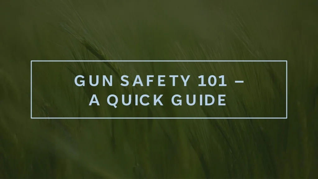 PPT - A Visual Guide to Gun Safety PowerPoint Presentation, free ...