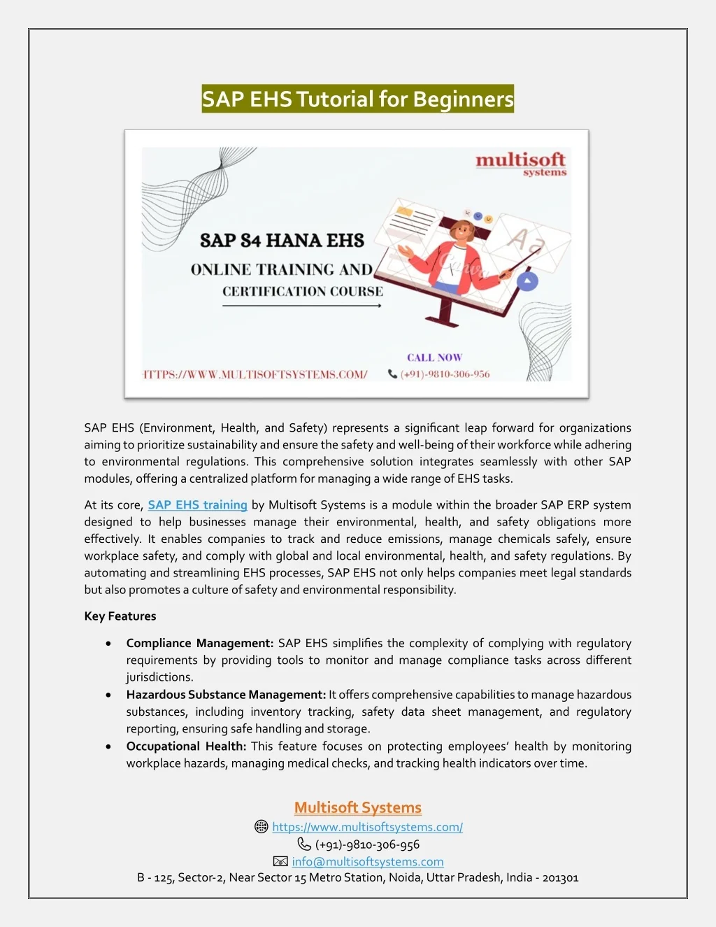 PPT - SAP EHS Tutorial for Beginners PowerPoint Presentation, free download - ID:13078346