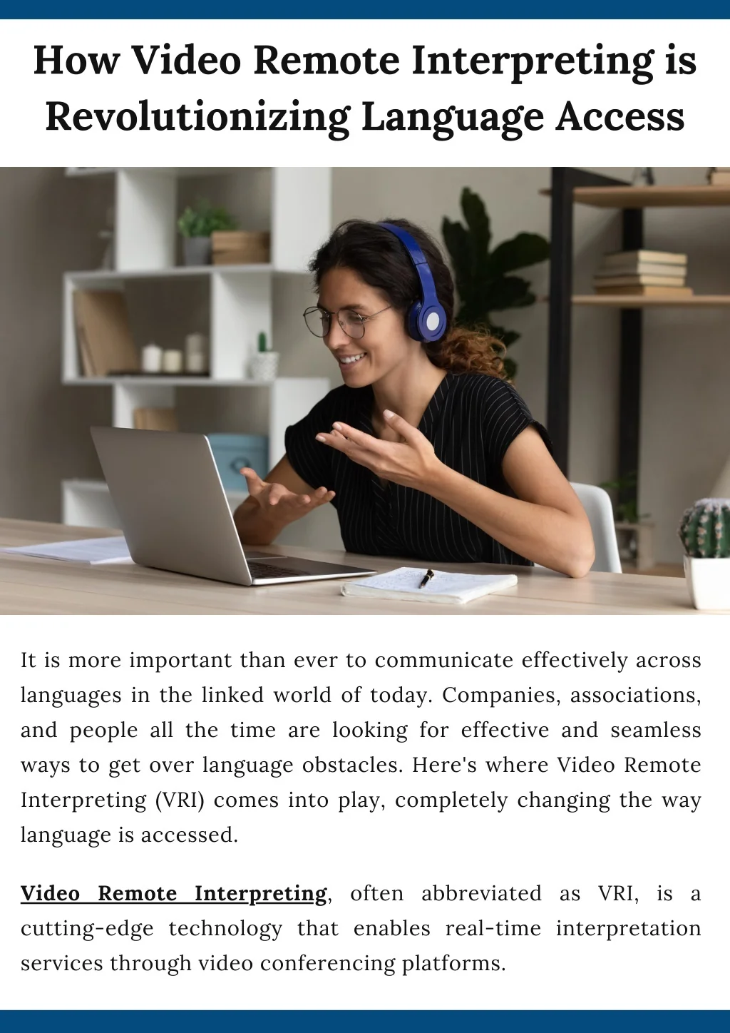 PPT - How Video Remote Interpreting is Revolutionizing Language Access ...