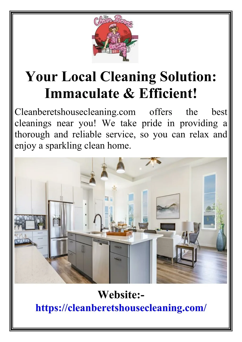 PPT - Your Local Cleaning Solution Immaculate & Efficient! PowerPoint Presentation - ID:13085652