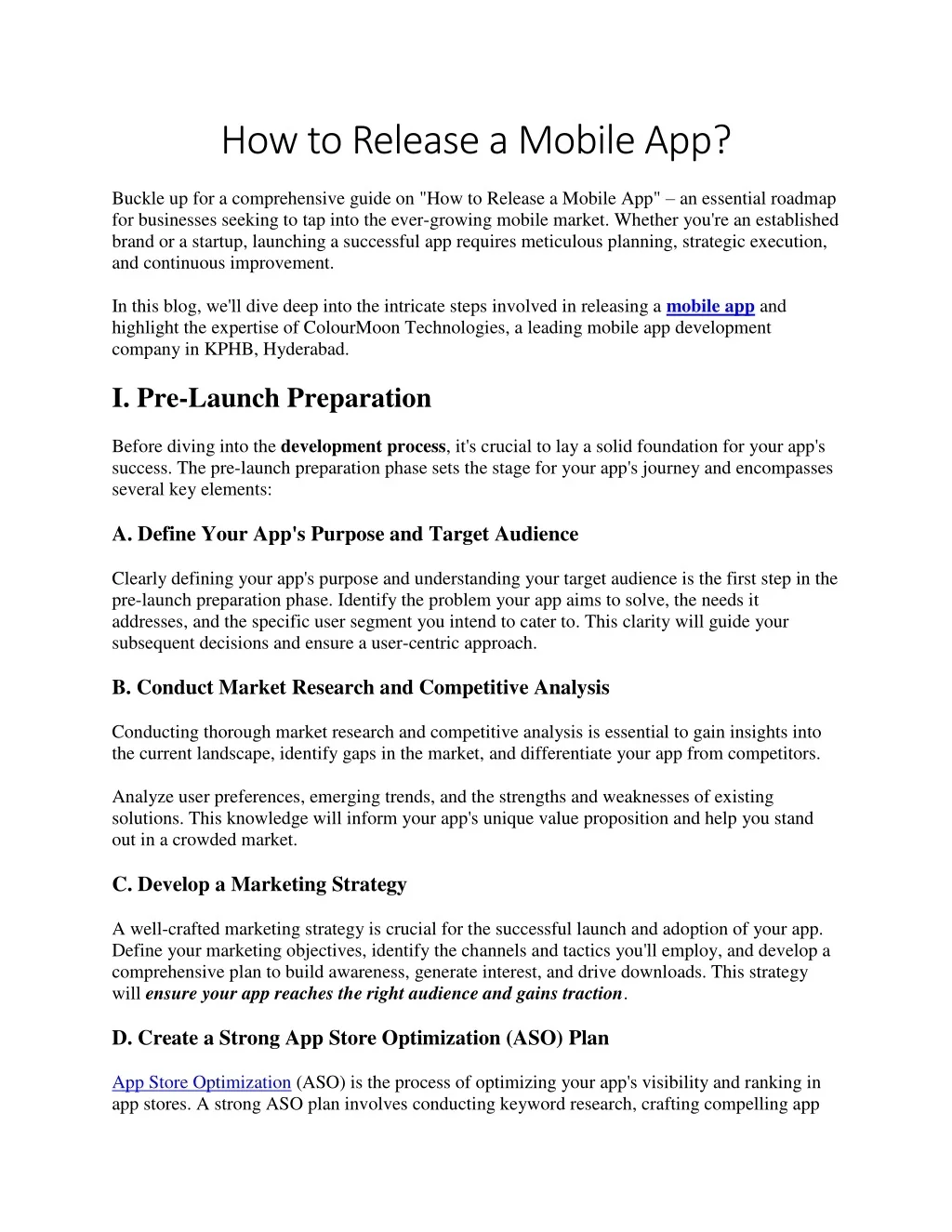PPT - How to Release a Mobile App PowerPoint Presentation, free ...