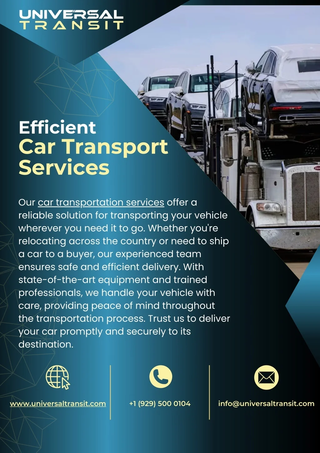 PPT - Efficient Car Transportation Services: Safely Move Your Vehicle ...