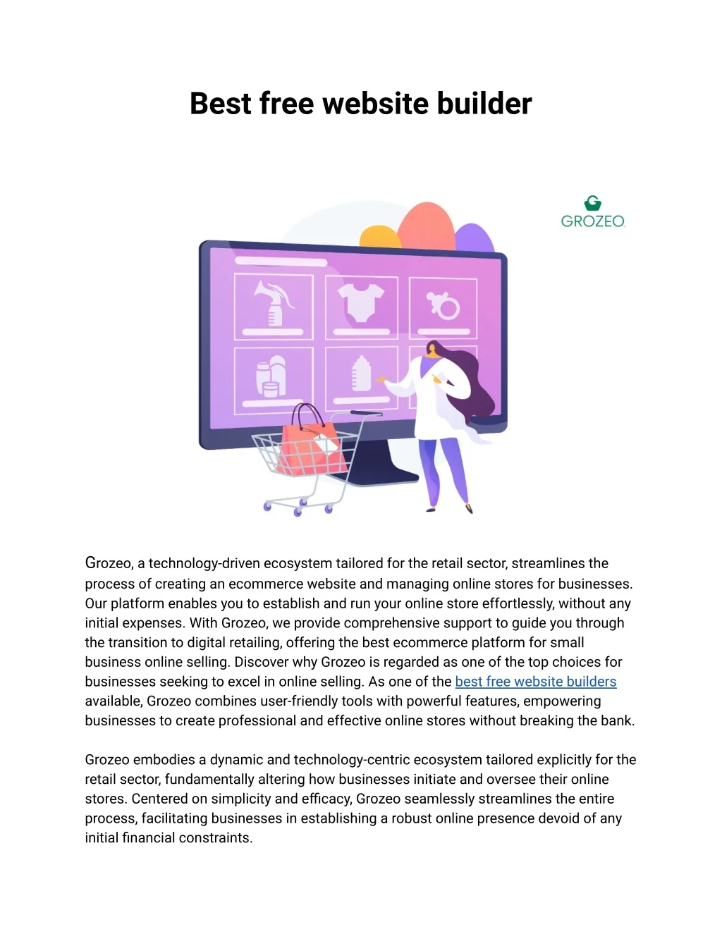 PPT - Best free website builder PowerPoint Presentation, free download ...
