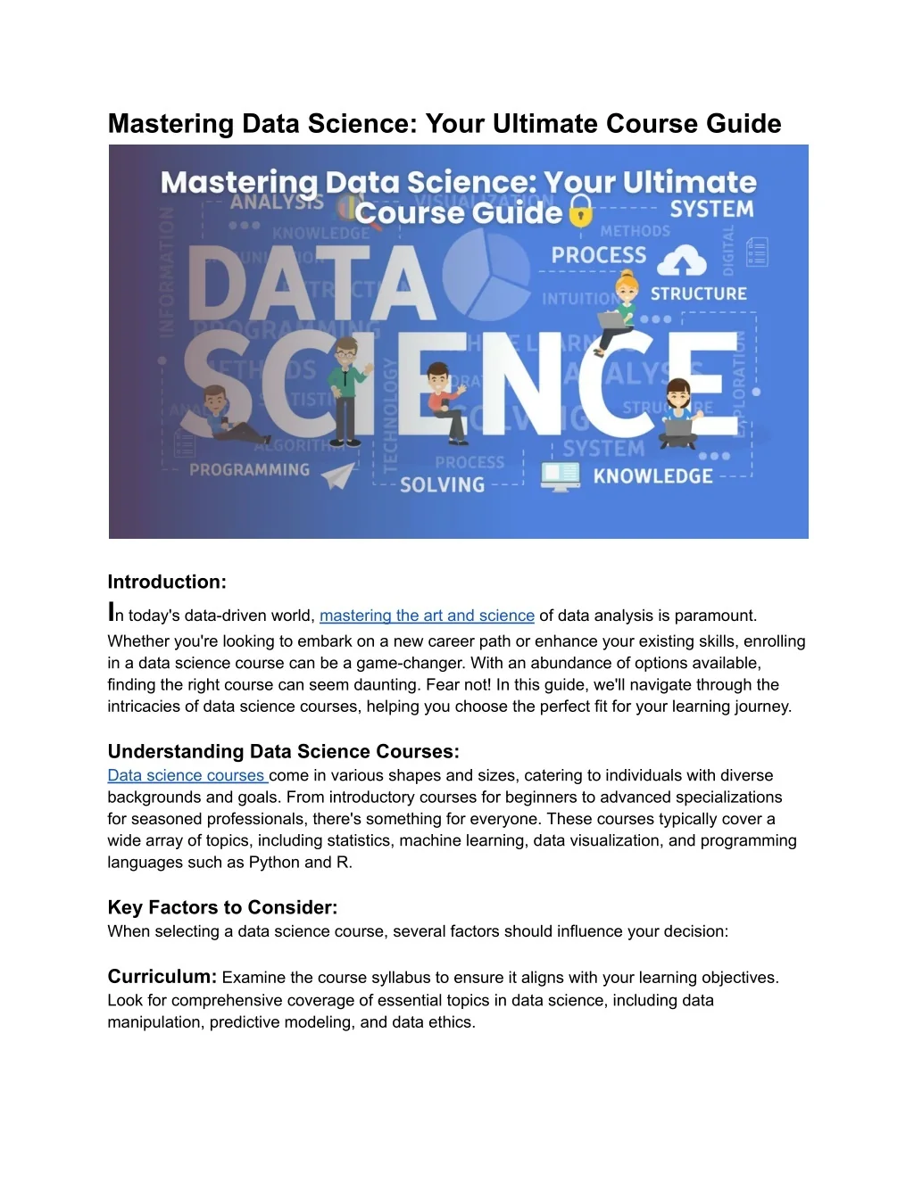 PPT - Mastering Data Science_ Your Ultimate Course Guide PowerPoint Presentation - ID:13098975