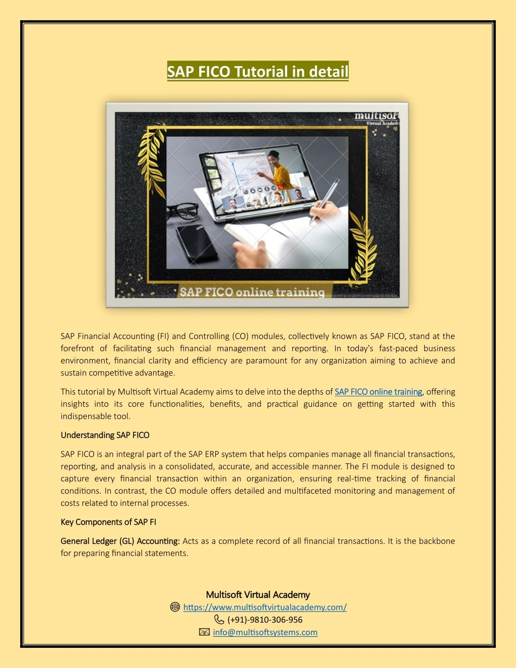 PPT - SAP FICO Tutorial in detail PowerPoint Presentation, free ...