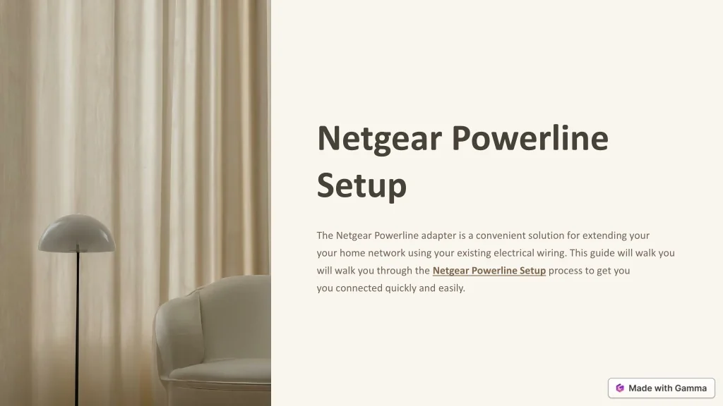 PPT - Netgear-Powerline-Setup PowerPoint Presentation, free download ...
