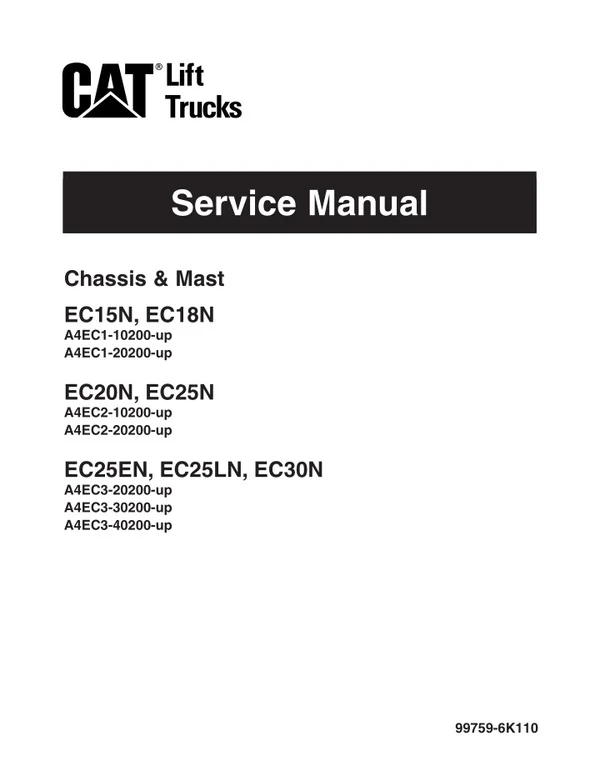PPT - CATERPILLAR CAT EC15N EC18N EC20N EC25EN EC25LN EC25N EC30N ...