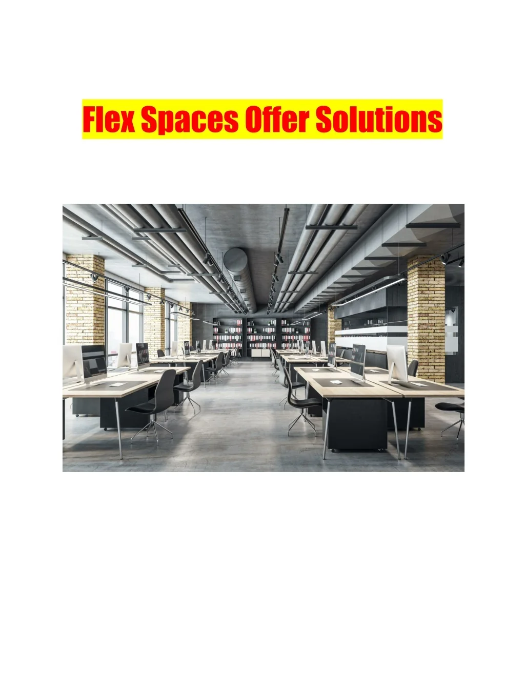 PPT - Flex Spaces Offer Solutions PowerPoint Presentation, free ...
