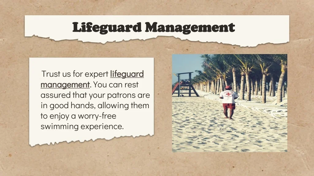 PPT - Lifeguard Management PowerPoint Presentation, free download - ID ...