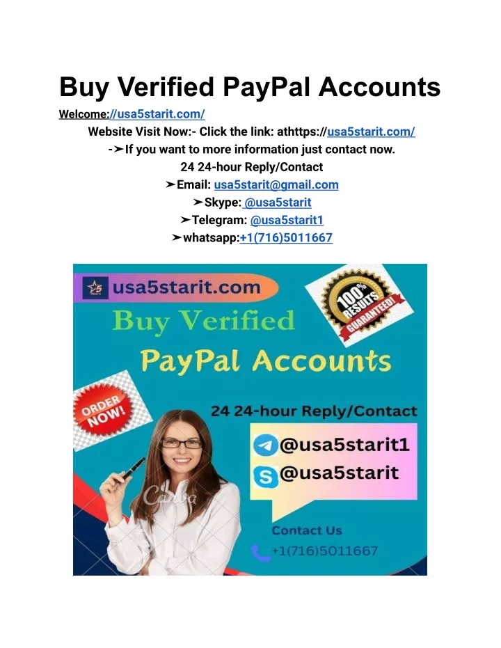 Ppt Buy Verified Paypal Accounts 100 Proven And Real Accounts
