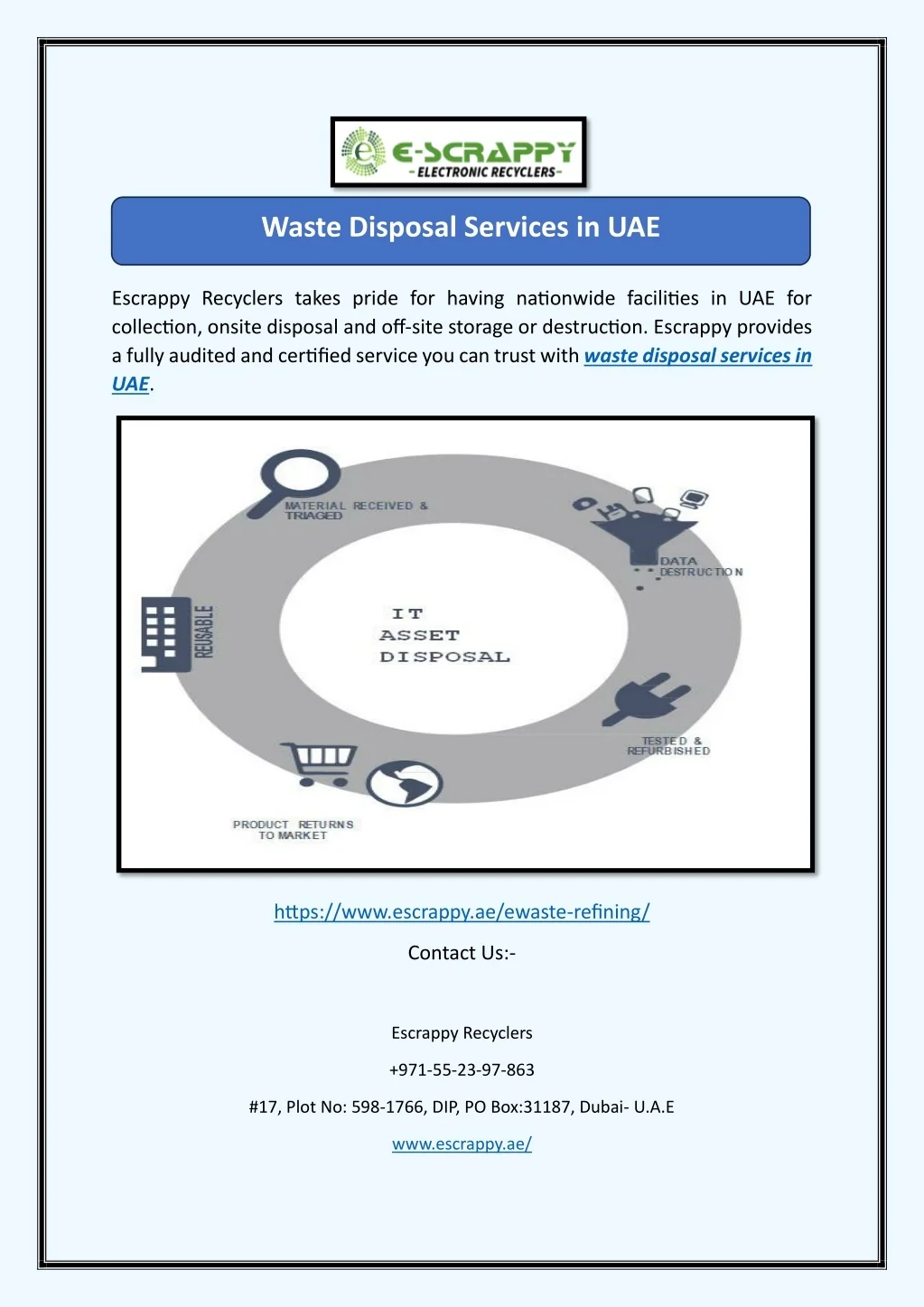 PPT - Waste Disposal Services in UAE PowerPoint Presentation, free ...