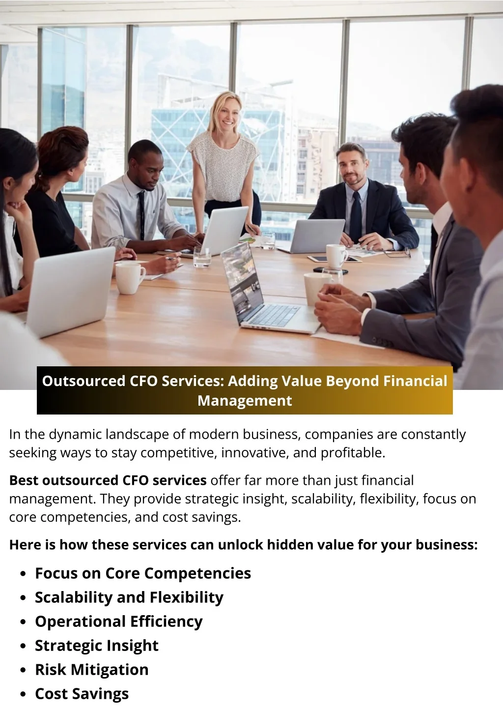 PPT - Outsourced CFO Services: Adding Value Beyond Financial Management PowerPoint Presentation ...