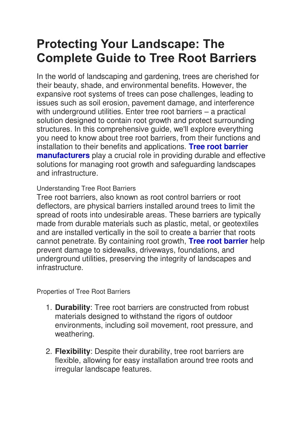 PPT - Protecting Your Landscape: The Complete Guide to Tree Root ...