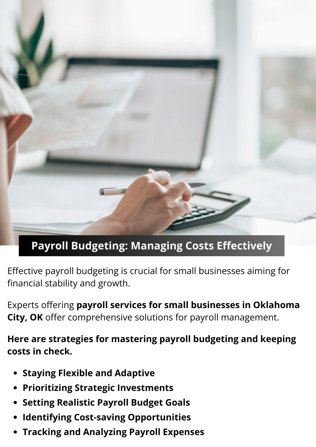 PPT - Payroll Budgeting: Managing Costs Effectively PowerPoint Presentation - ID:13115776