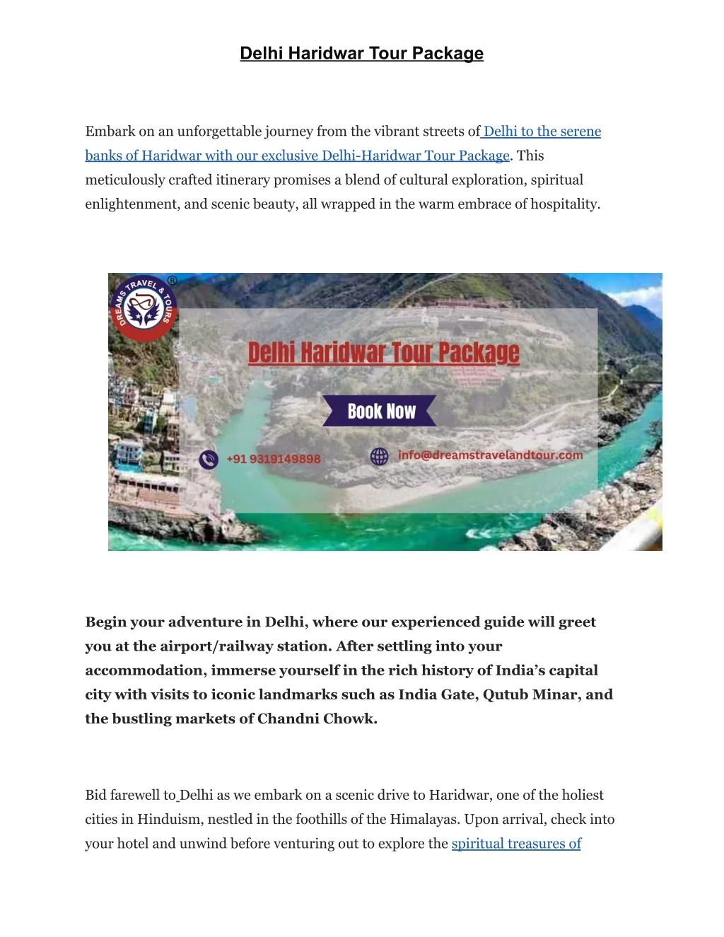 PPT - Delhi Haridwar Tour Package PowerPoint Presentation, free ...