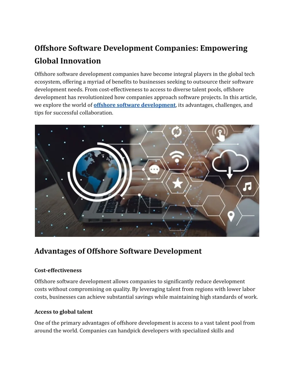 PPT - Global Offshore Software Development Services PowerPoint ...
