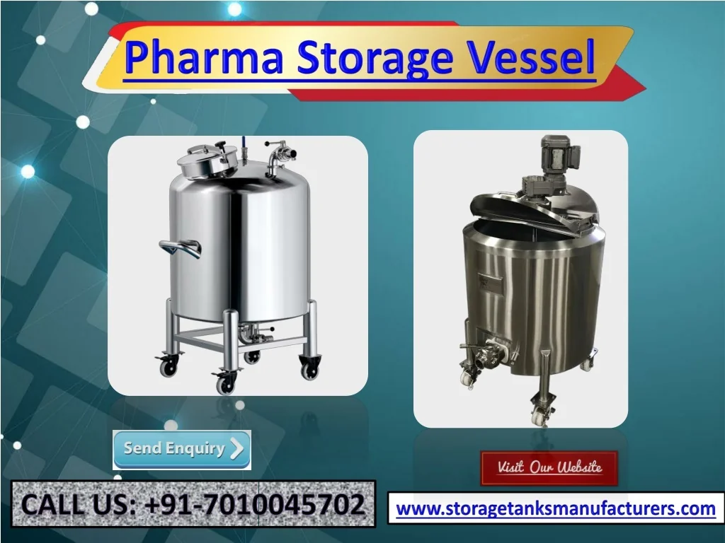 PPT - Pharma Storage Vessel Manufacturers , Industrial Tank , Pressure ...