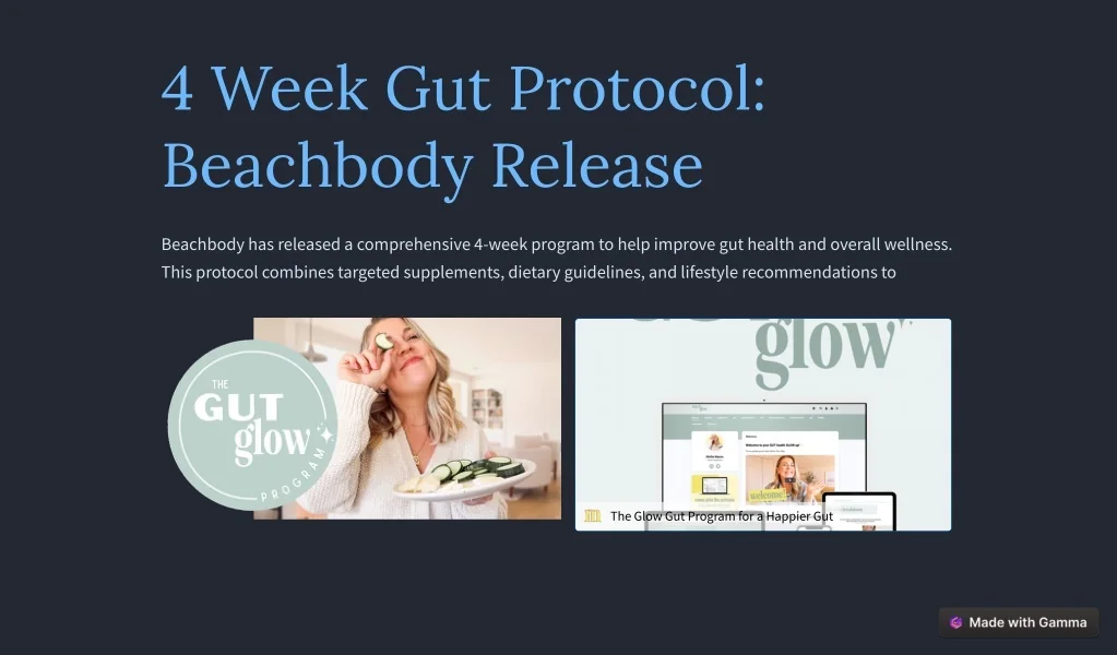 PPT - 4 Week Gut Protocol Beachbody Release Date PowerPoint ...